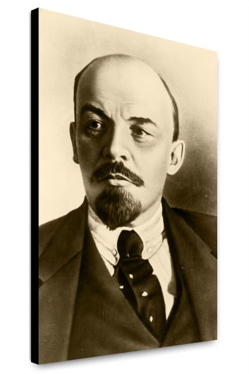 Canvas Print: Vladimir Ilyich Lenin, Head-And-Shoulders Portrait ...