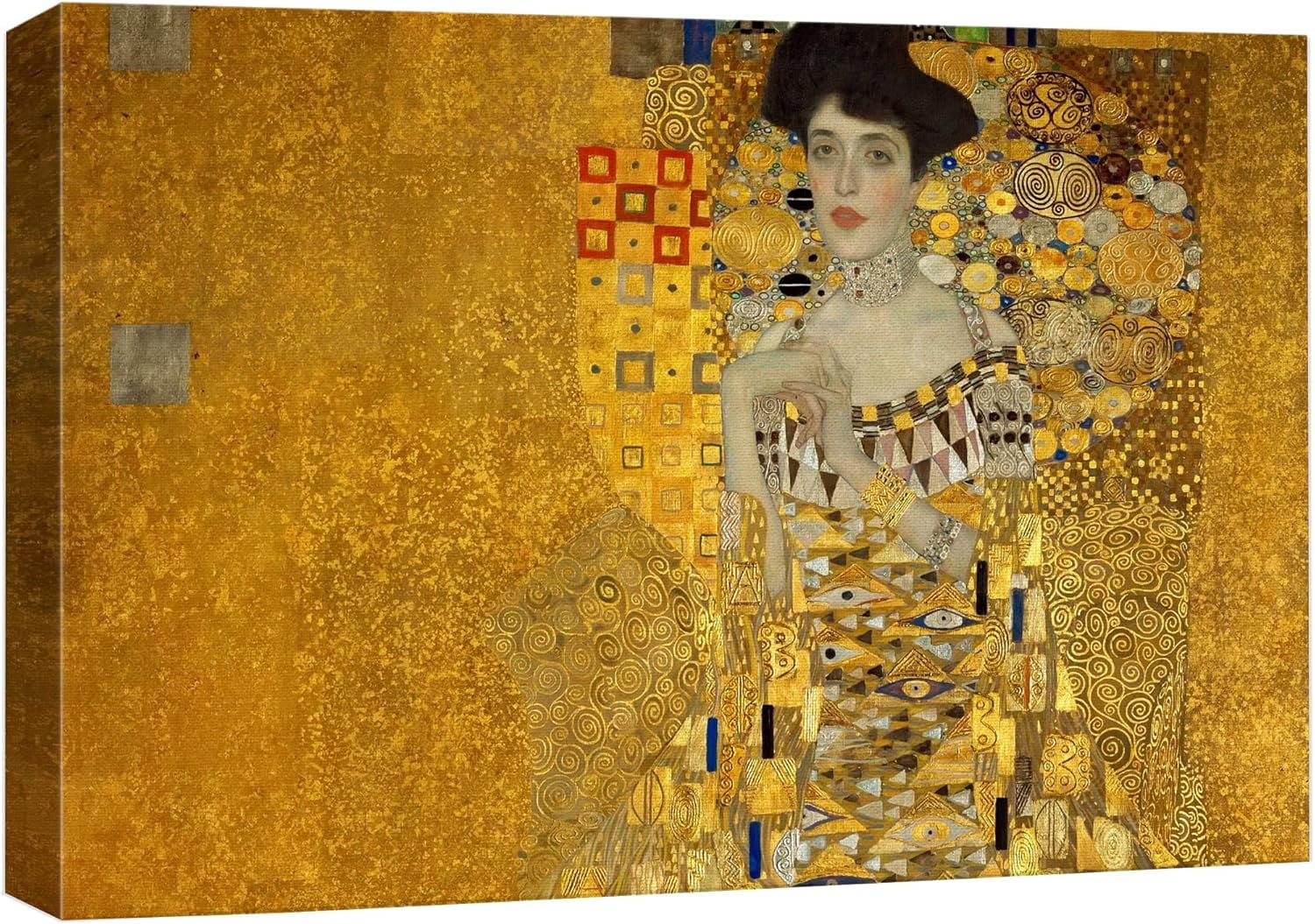 Canvas Print Wall Art Adele Bloch-Bauer I by Gustav Klimt Nature ...