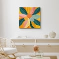 Canvas Print Wall Art Colorful Abstract Flower Print Geometric Petals ...
