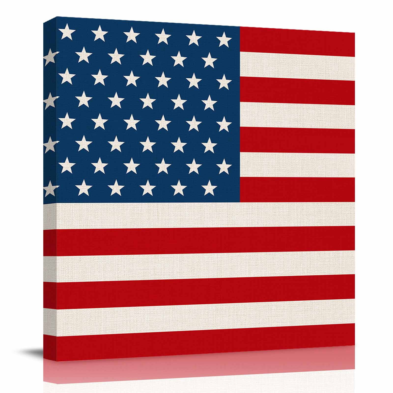Canvas Print Wall Art Oil Paintings 4th of July USA American Patriotic ...