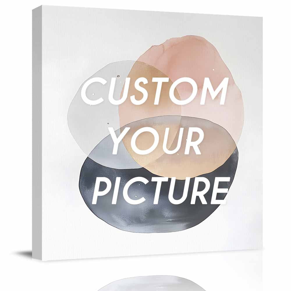 Canvas Print Wall Art Oil Paintings Bohemian Nordic Color Block Picture ...
