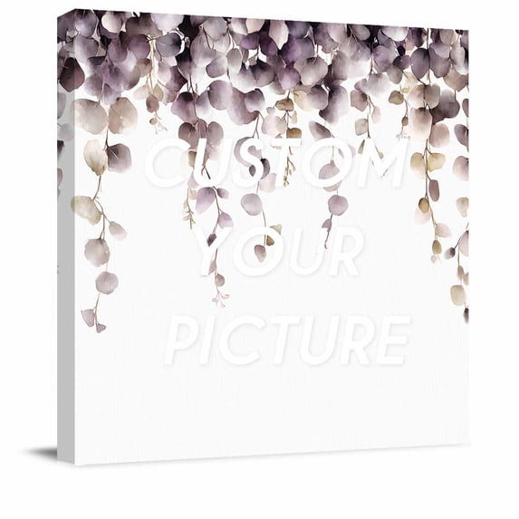 Canvas Print Wall Art Oil Paintings Country Ombre Eucalyptus Leaf ...