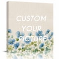 Canvas Print Wall Art Oil Paintings Farmhouse Watercolor Wild Floral ...