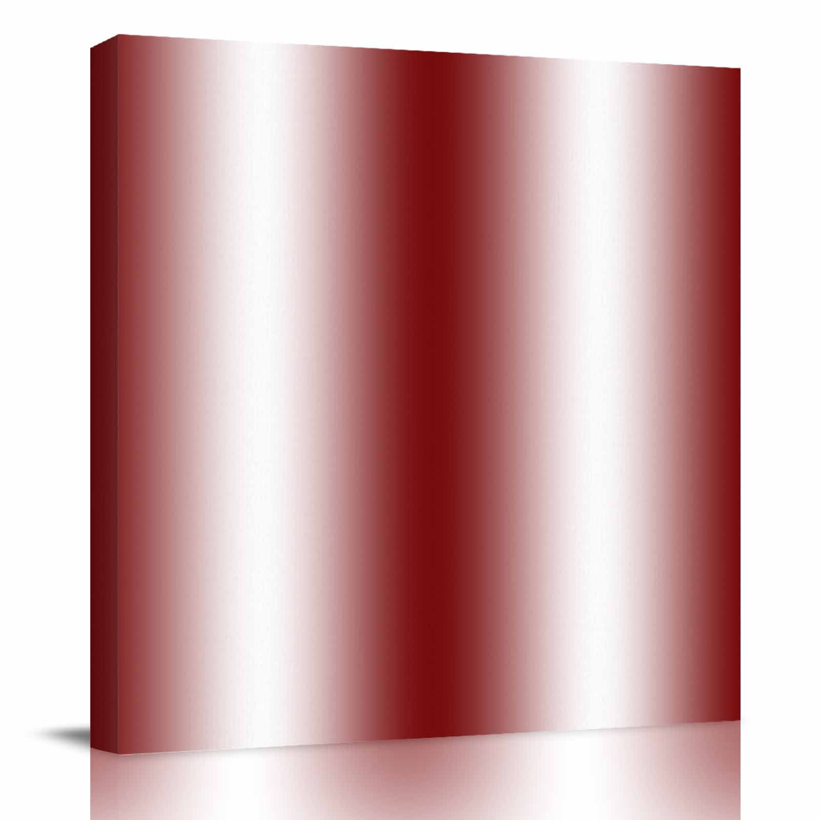 Canvas Print Wall Art Oil Paintings Modern Abstract Red Gradient Art ...