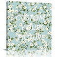 Canvas Print Wall Art Oil Paintings Pastoral Watercolor Flowers Leaves ...