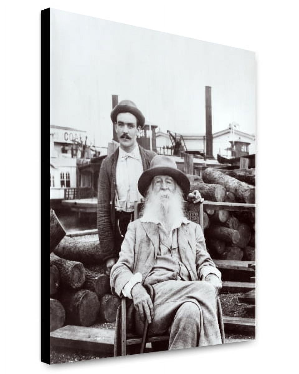 Canvas Print: Walt Whitman, Three-Quarter Length Portrait, Seated ...