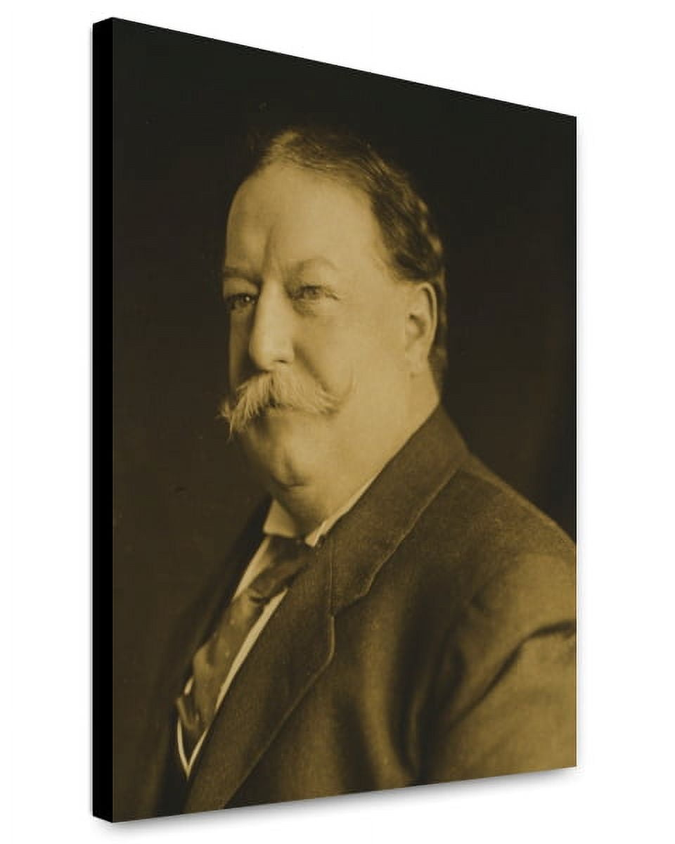 Canvas Print: William Howard Taft, Head-And-Shoulders Portrait, Facing ...