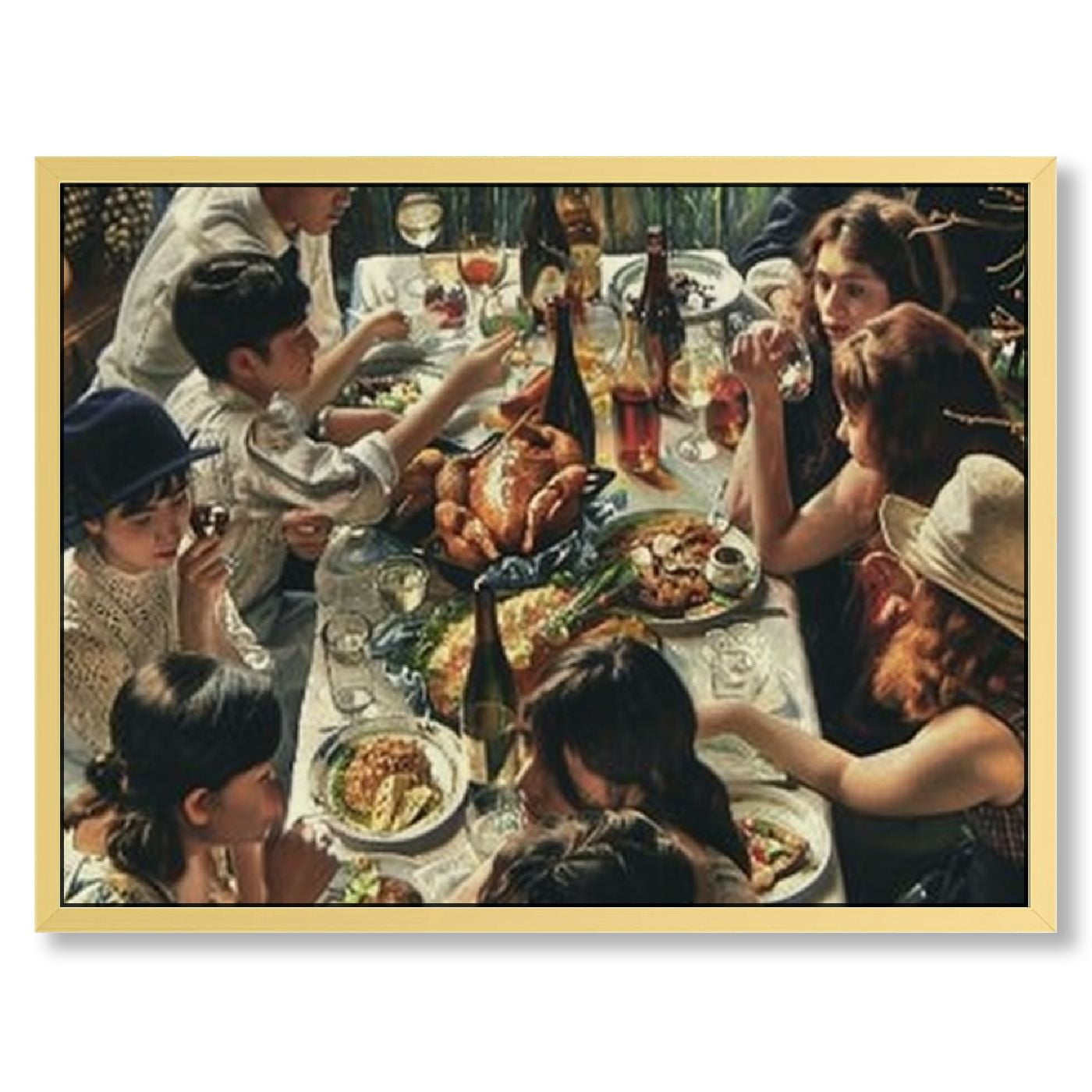 Canvas Prints - Luncheon of the Boating Party - Impressionist Style ...