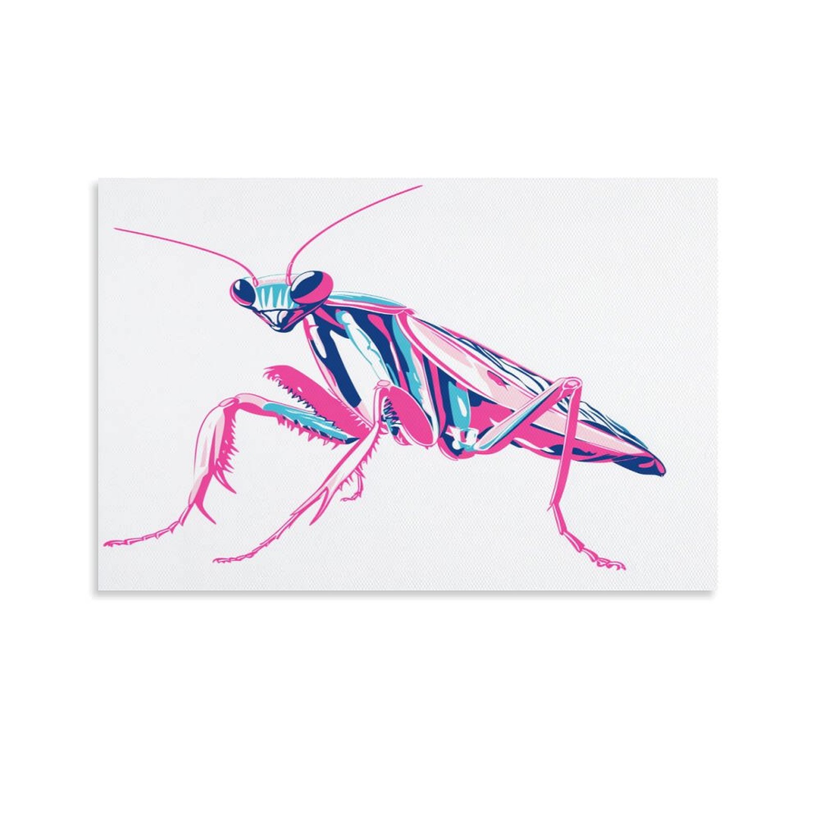 Canvas Prints Praying Mantis Canvas Pictures Wall Art Christmas Praying ...