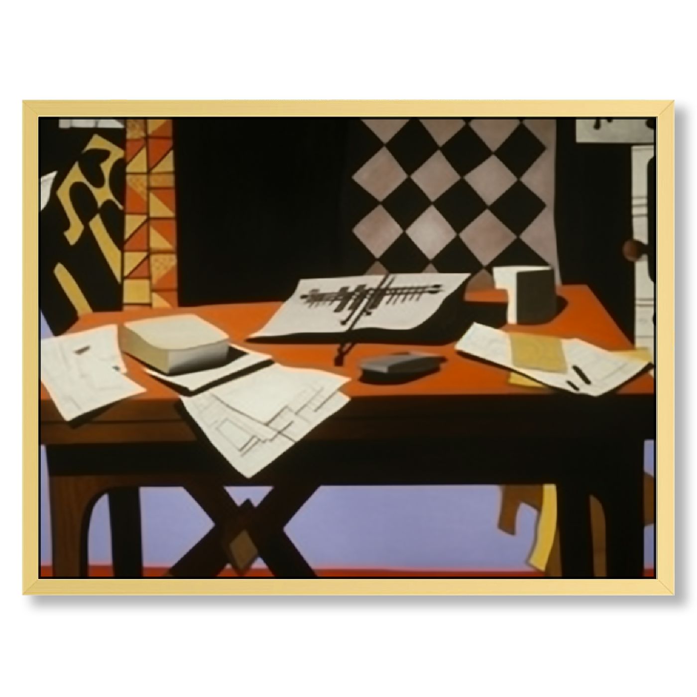 Canvas Prints Three Musicians by Pablo Picasso Abstract Canvas Wall Art ...