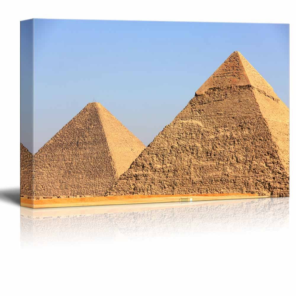 Canvas Prints Wall Art - Beautiful Scenery/Landscape Pyramids of Giza ...