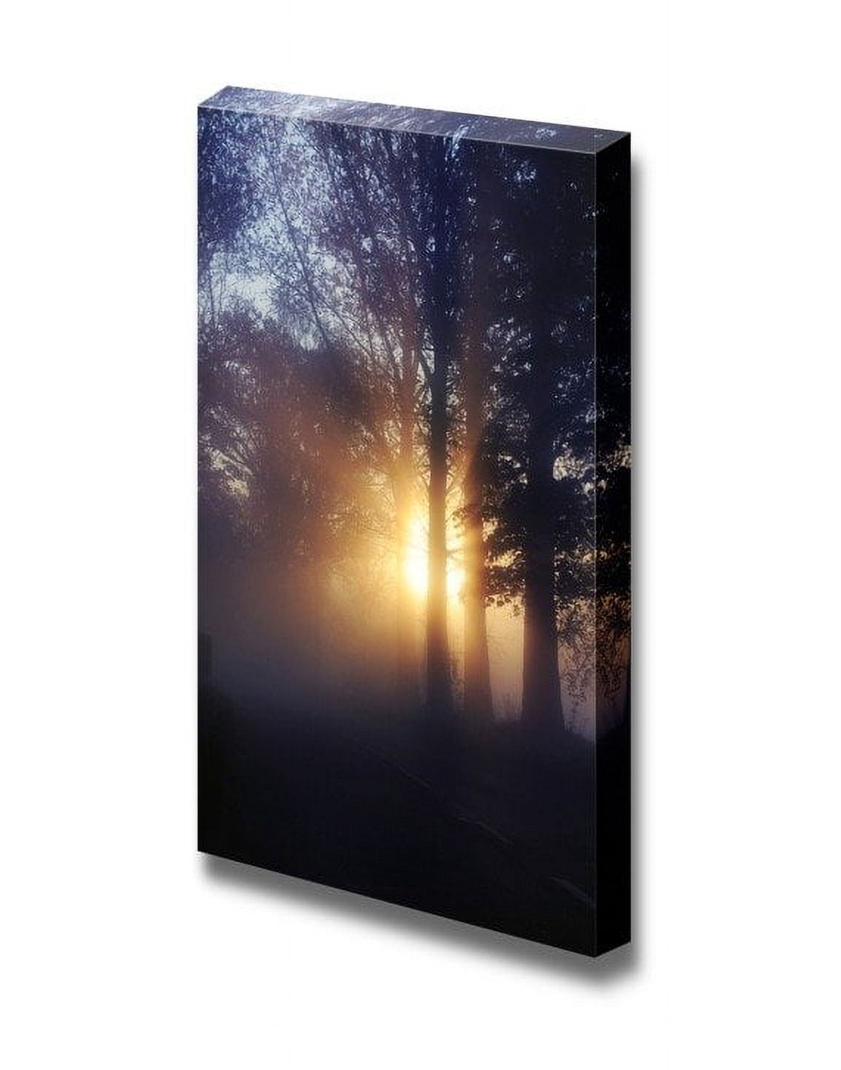 Canvas Prints Wall Art - Beautiful Scenery/Landscape Stunning Foggy ...