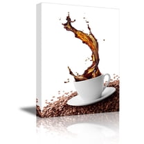 Coffee Café II Gallery-Wrapped Canvas Wall Art, 16x16 - Walmart.com