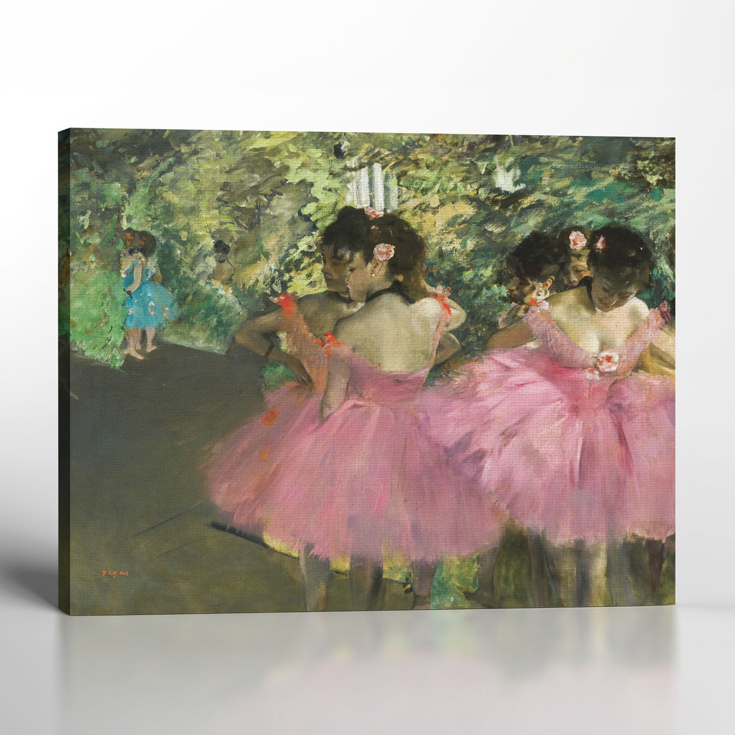 Canvas Prints Wall Art, Degas Wall Art, Dancers in Pink Canvas Print ...