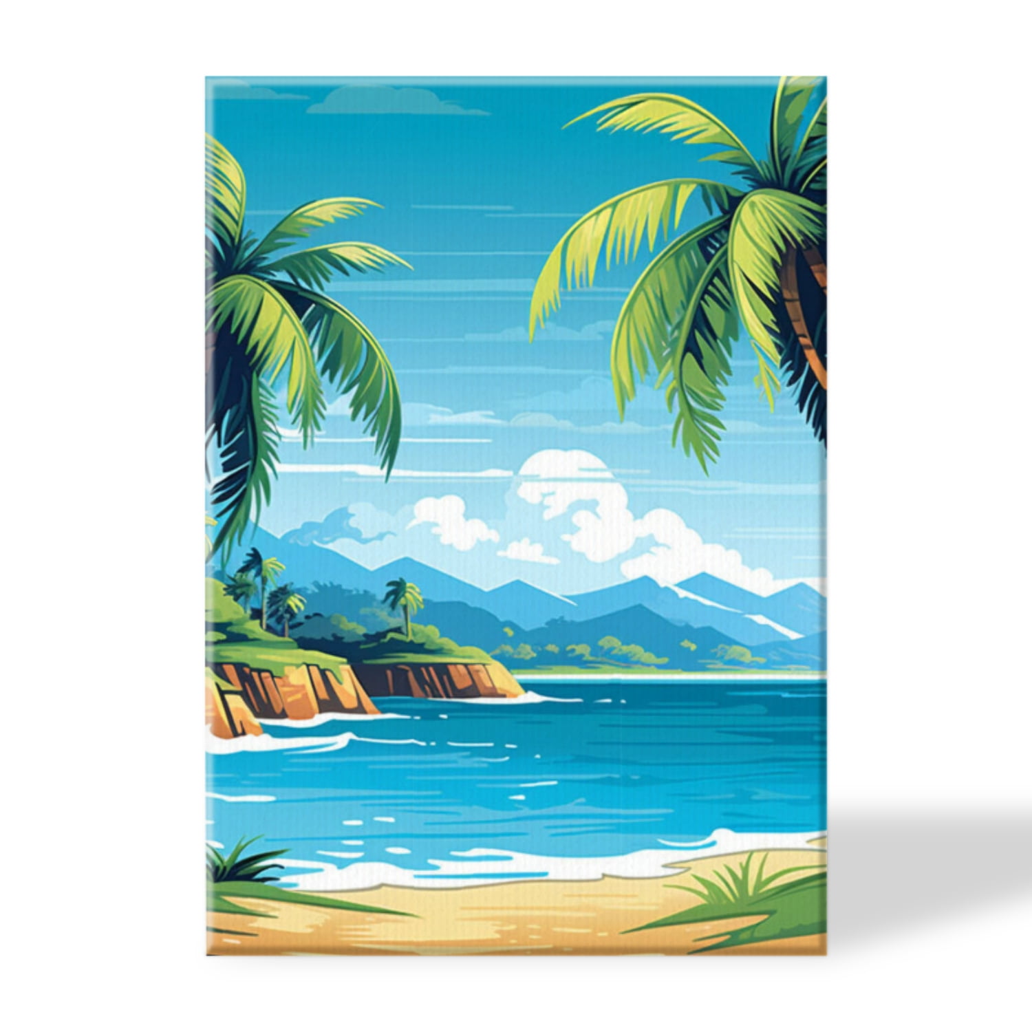 Canvas Prints Wall Art Framed Hanging Painting Wall Art,Cartoon Vector ...
