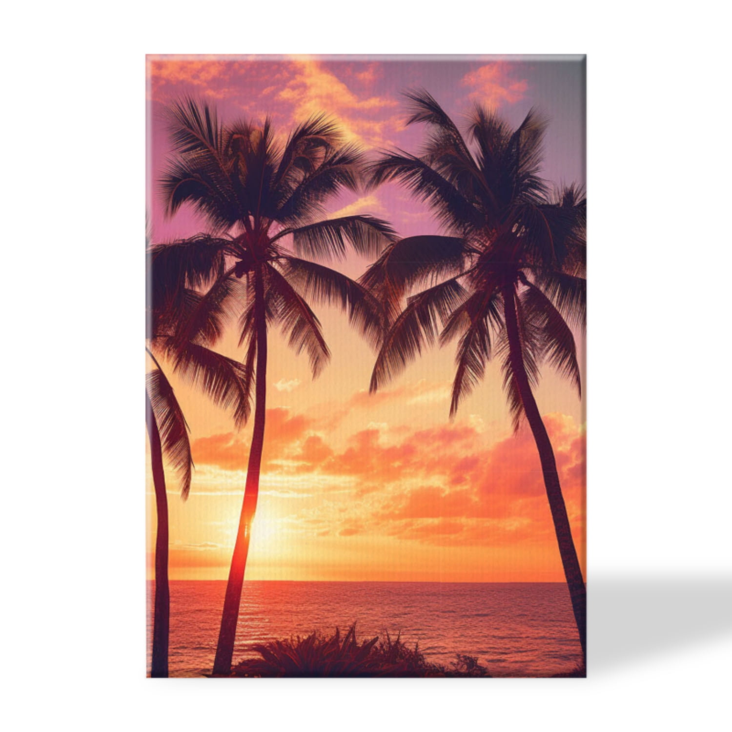 Canvas Prints Wall Art Framed Hanging Painting Wall Art,Tropical Sunset ...