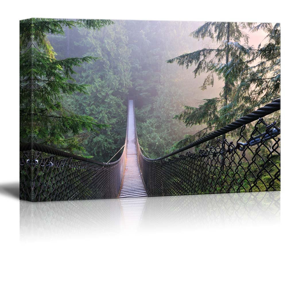 Canvas Prints Wall Art - Lynn Canyon Park & Suspension Bridge in Lynn ...