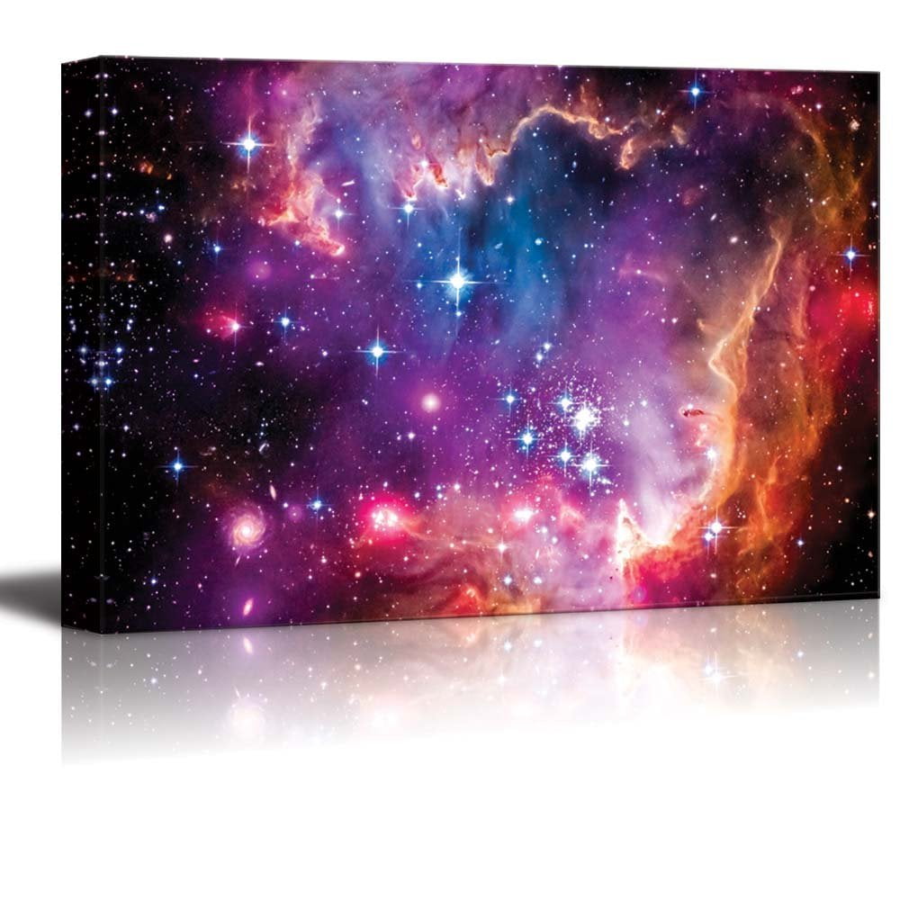 Canvas Prints Wall Art - The Magellanic Cloud is a Dwarf Galaxy and a ...