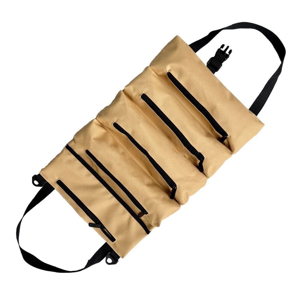 Canvas Roll Up Tool Bag Multi-Purpose Hanging Wrench Organizer Pouch ...