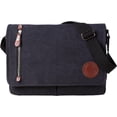 Canvas Satchel Messenger Bag for Men Women,Travel bag 13.5" Laptop Bags ...