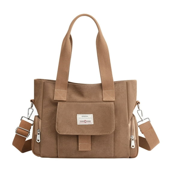 Canvas Shoulder Bag under $5! Kadlawus Large Capacity Canvas Shoulder ...