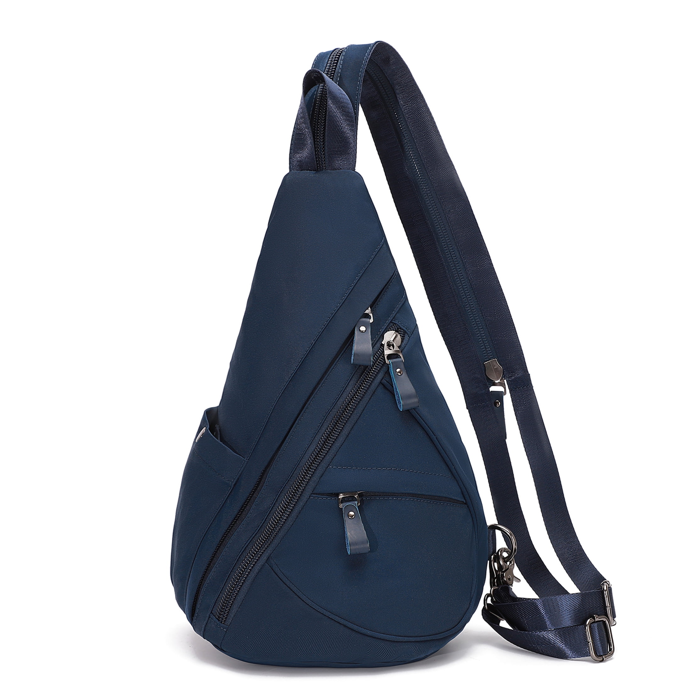 Canvas Sling Bag Casual Daypack Rucksack Small Crossbody Backpack ...