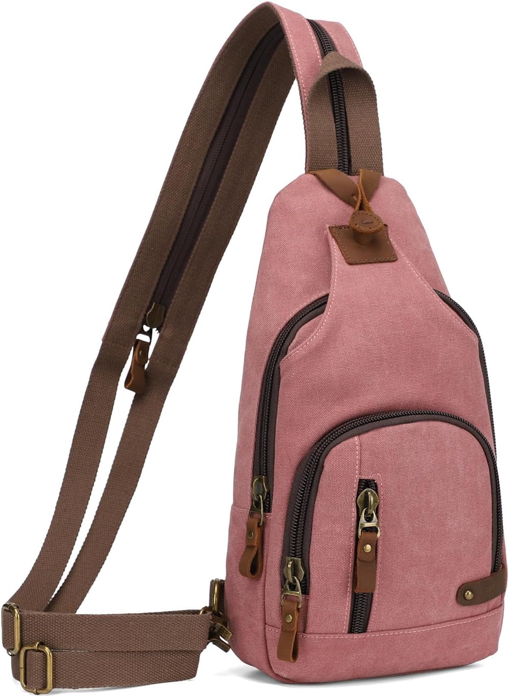 Canvas Sling Bag body Backpack Shoulder Casual Rucksack for Men Women ...