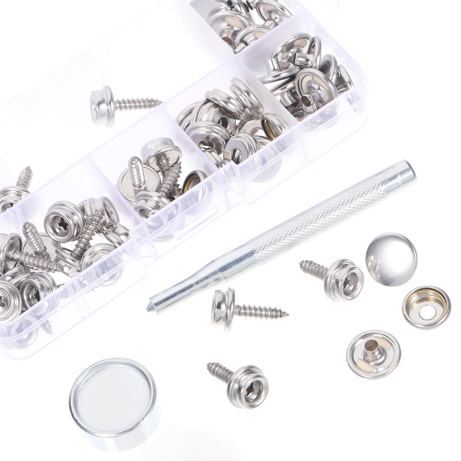 Canvas Snap Kit Stainless Steel Screw Snap Canvas Fastener Kit DIY Snap ...