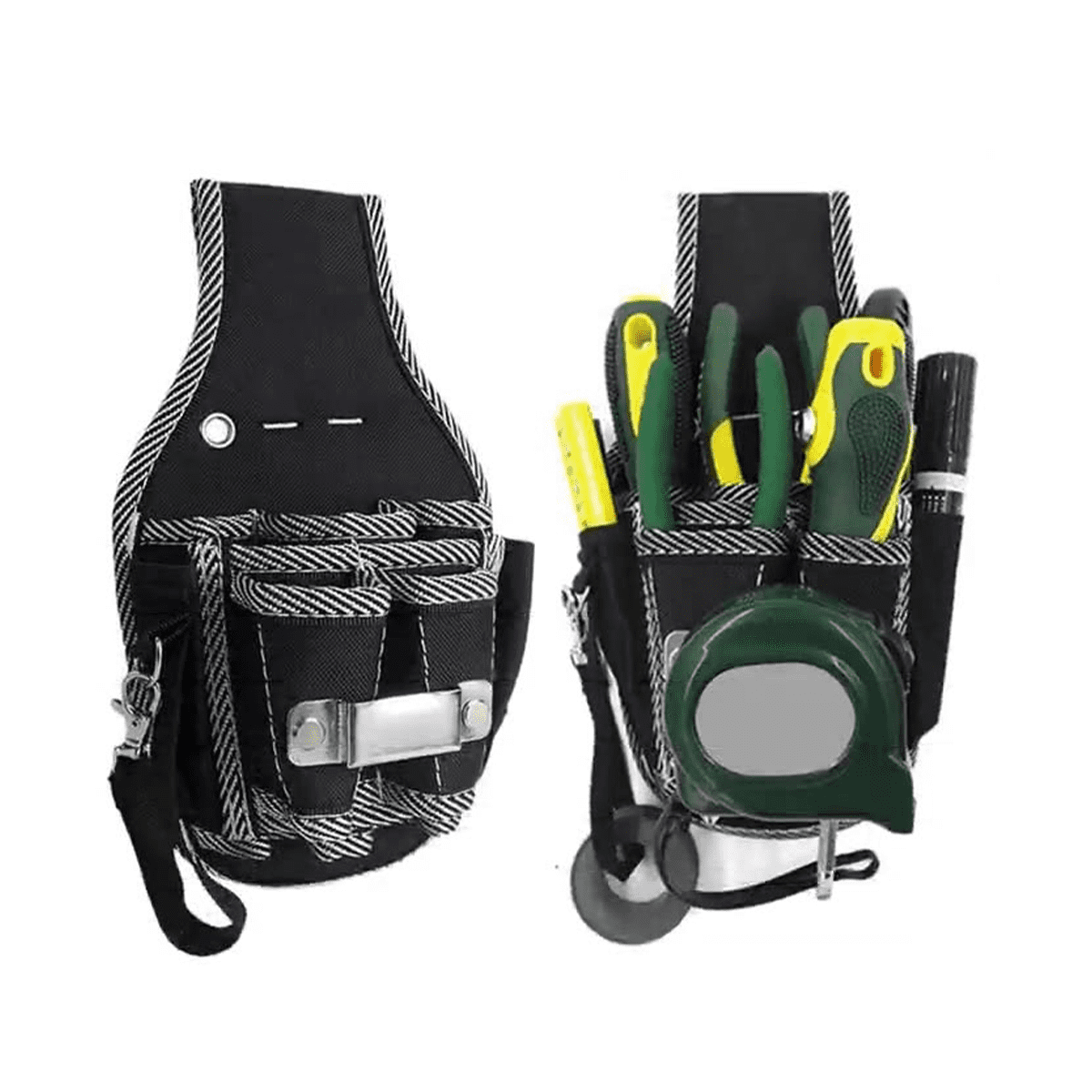 Canvas Tool Bag Carpentry Small Black Oxford Cloth Electrician Bag ...