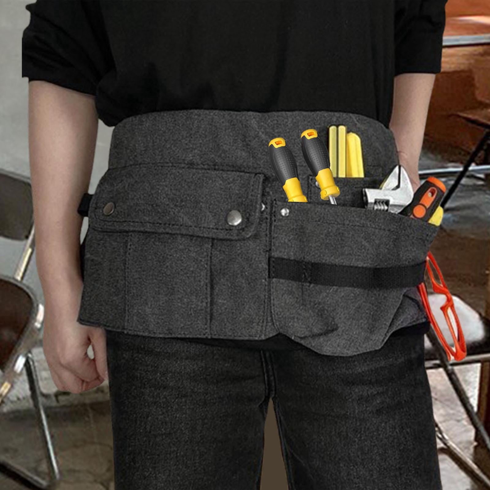 Vensio-Canvas Tool Waist Bag Organizer Portable Heavy Duty Utility Belt ...