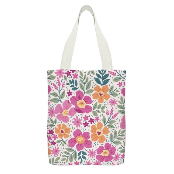 Canvas Tote 12.6 X 15in With Inner Pocket Double-Sided Printing For ...