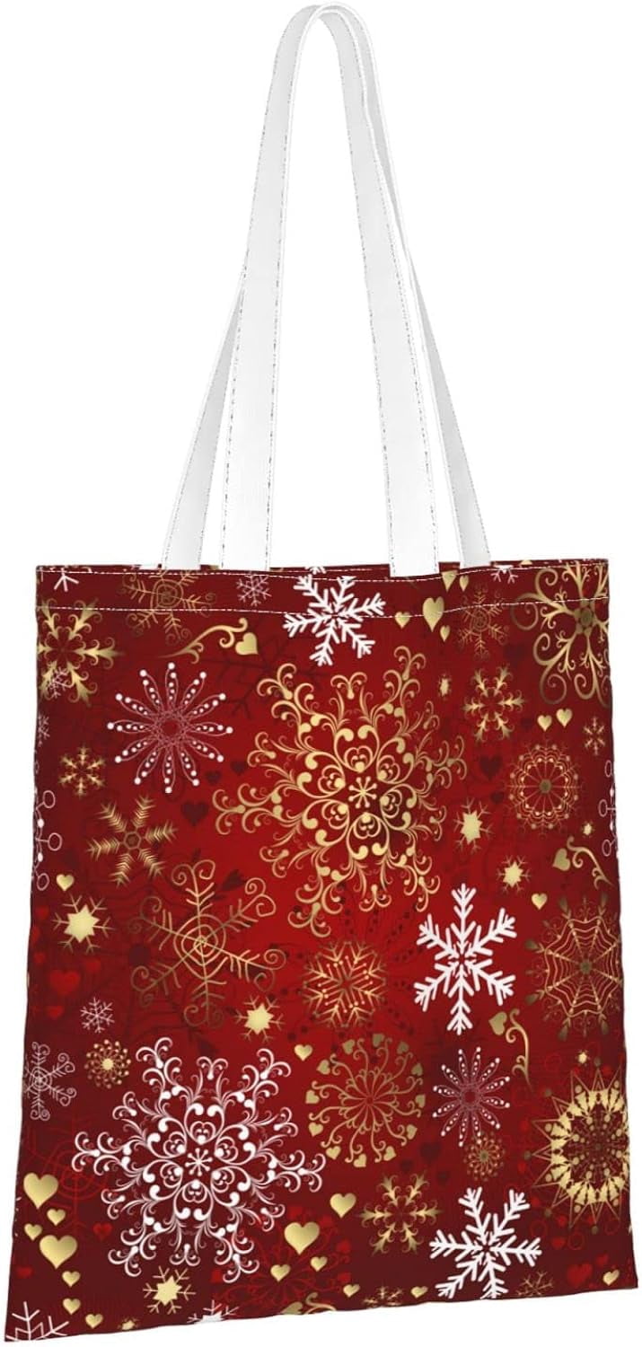 Canvas Tote Bag Buffalo Check Plaid Reusable Handbags Big Shoulder Tote ...