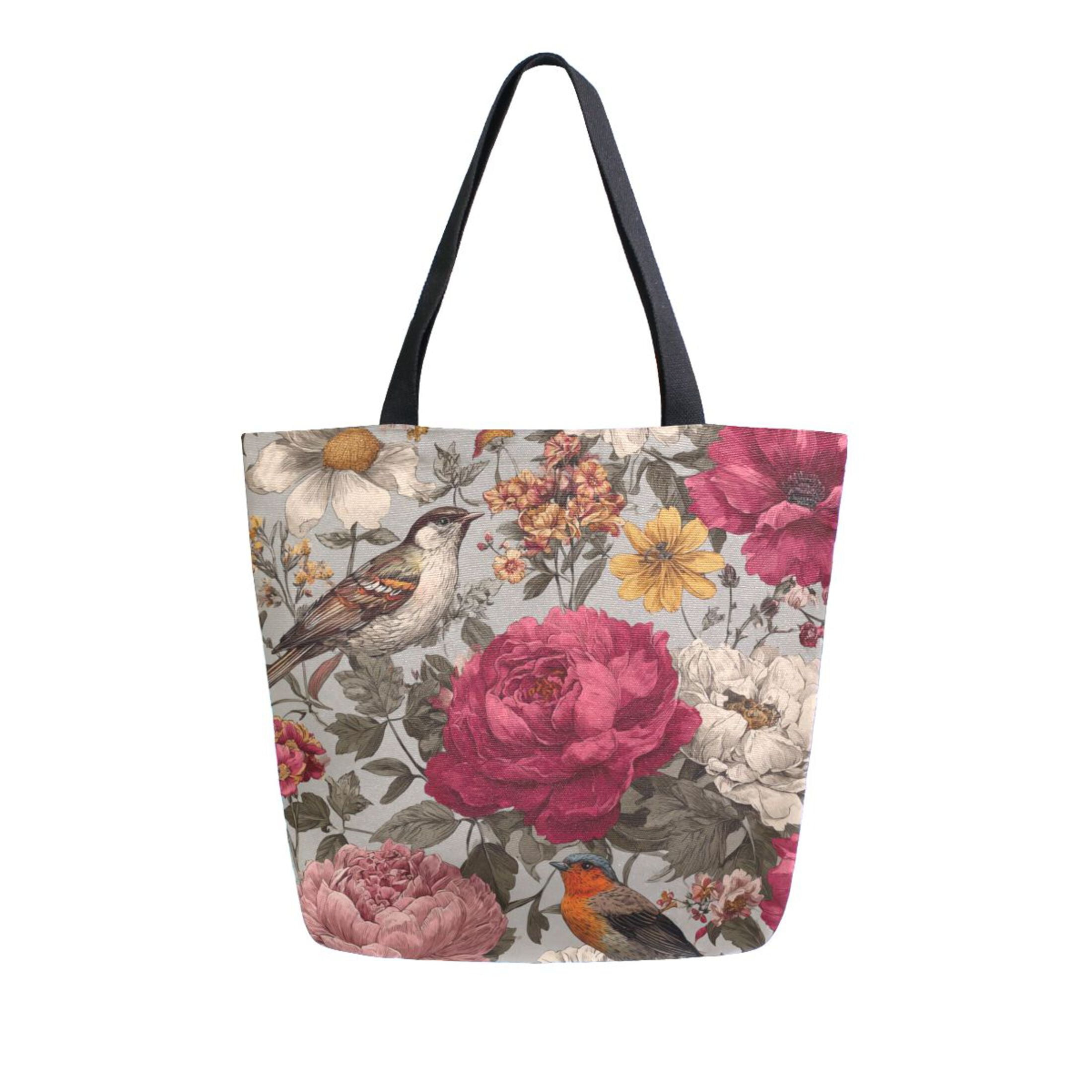 Canvas Tote Bag Large Canvas Bag 13.5x5.1x15 Inch Shopping Canvas Bag ...