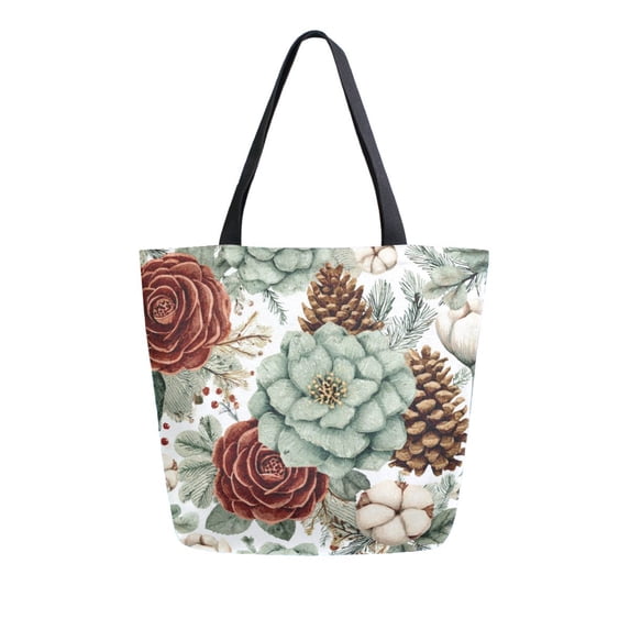 Canvas Tote Bag Large Canvas Bag 13.5x5.1x15 Inch Shopping Canvas Bag ...