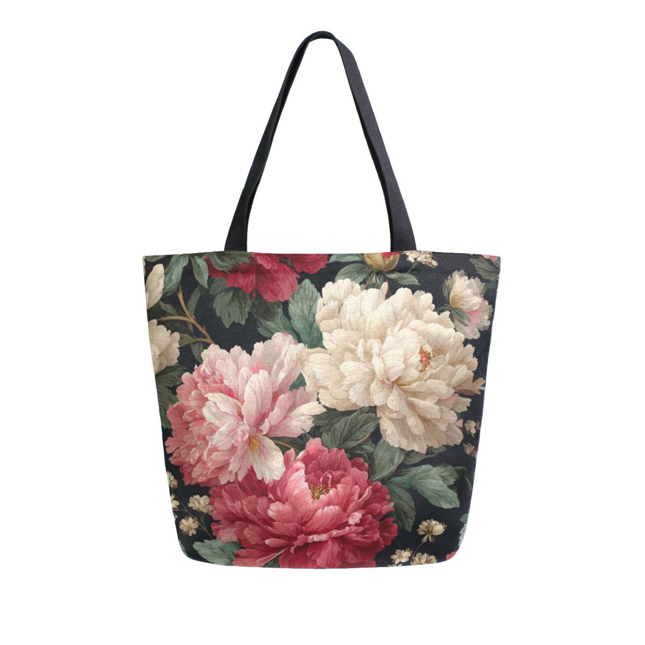 Canvas Tote Bag Large Canvas Bag 13.5x5.1x15 Inch Shopping Canvas Bag ...