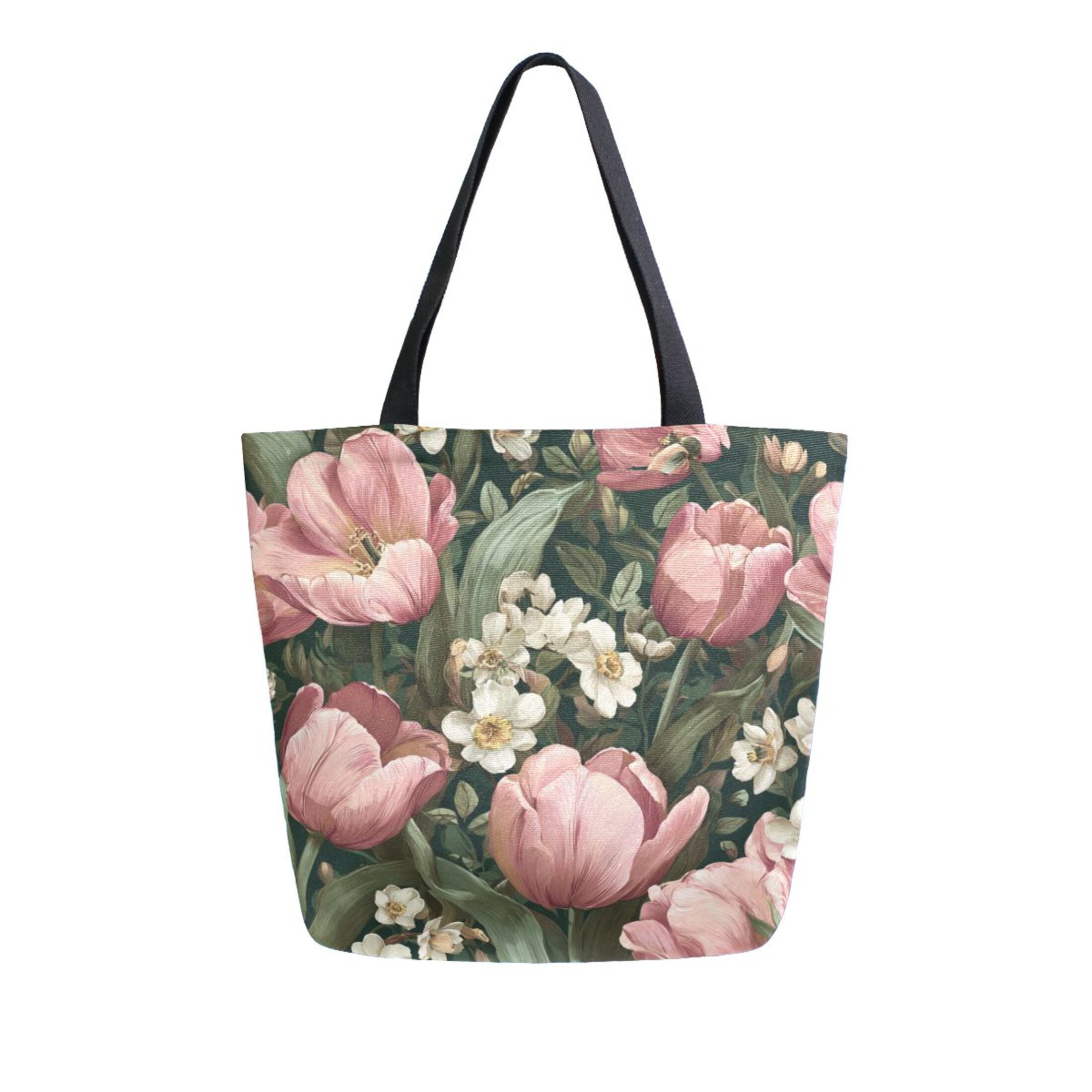 Canvas Tote Bag Large Canvas Bag 13.5x5.1x15 Inch Shopping Canvas Bag ...