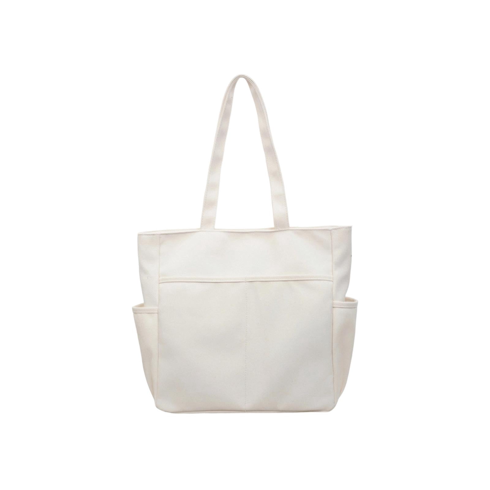 Canvas Tote Bag Large Capacity Shoulder Bag for Women Casual Handbag ...
