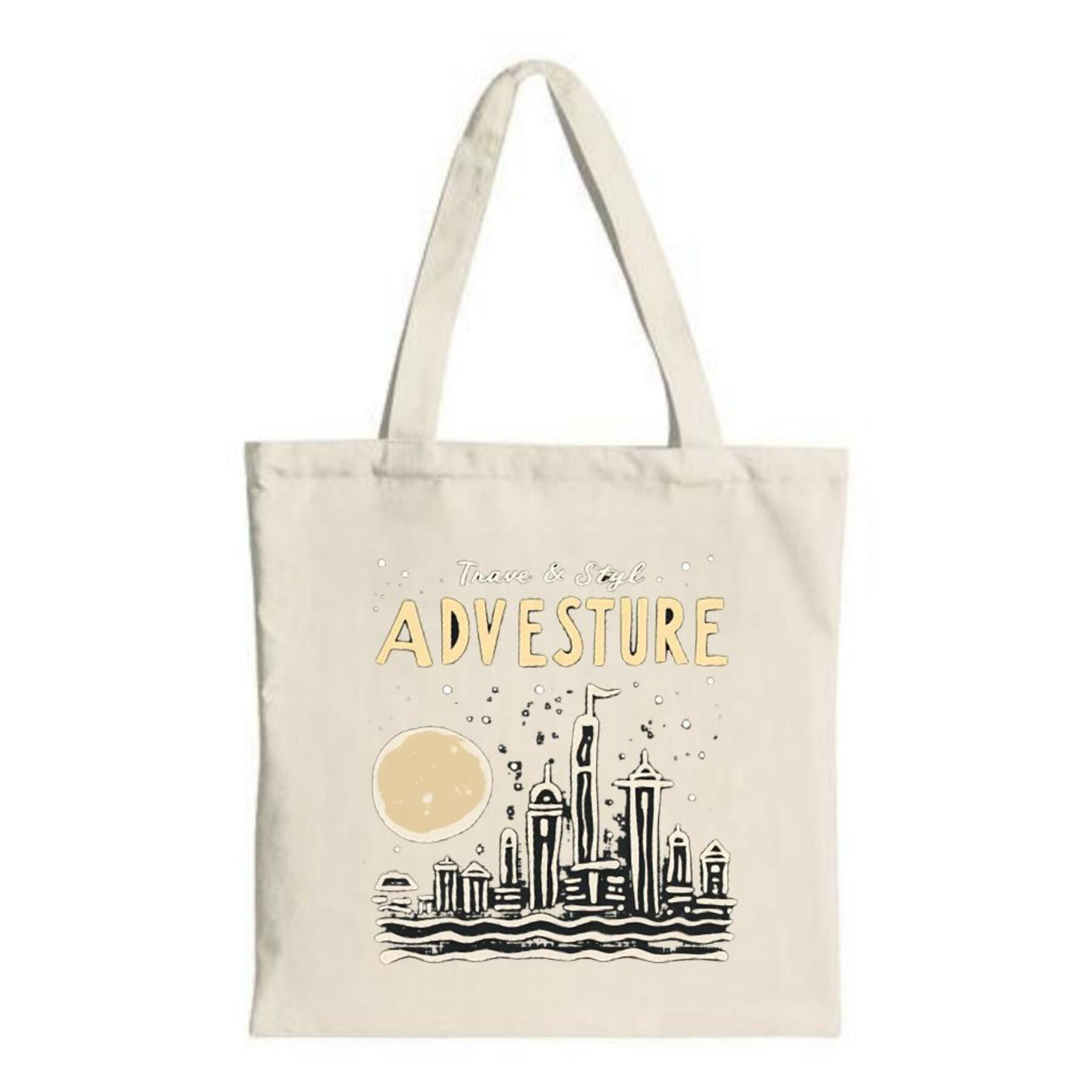 Canvas Tote Bag Moon Stars & Birds - Perfect for Journeys - Walmart.com