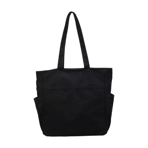 Tanyzvel Canvas Tote Bag Multi-Pocket Shoulder Bag Large Capacity Work ...