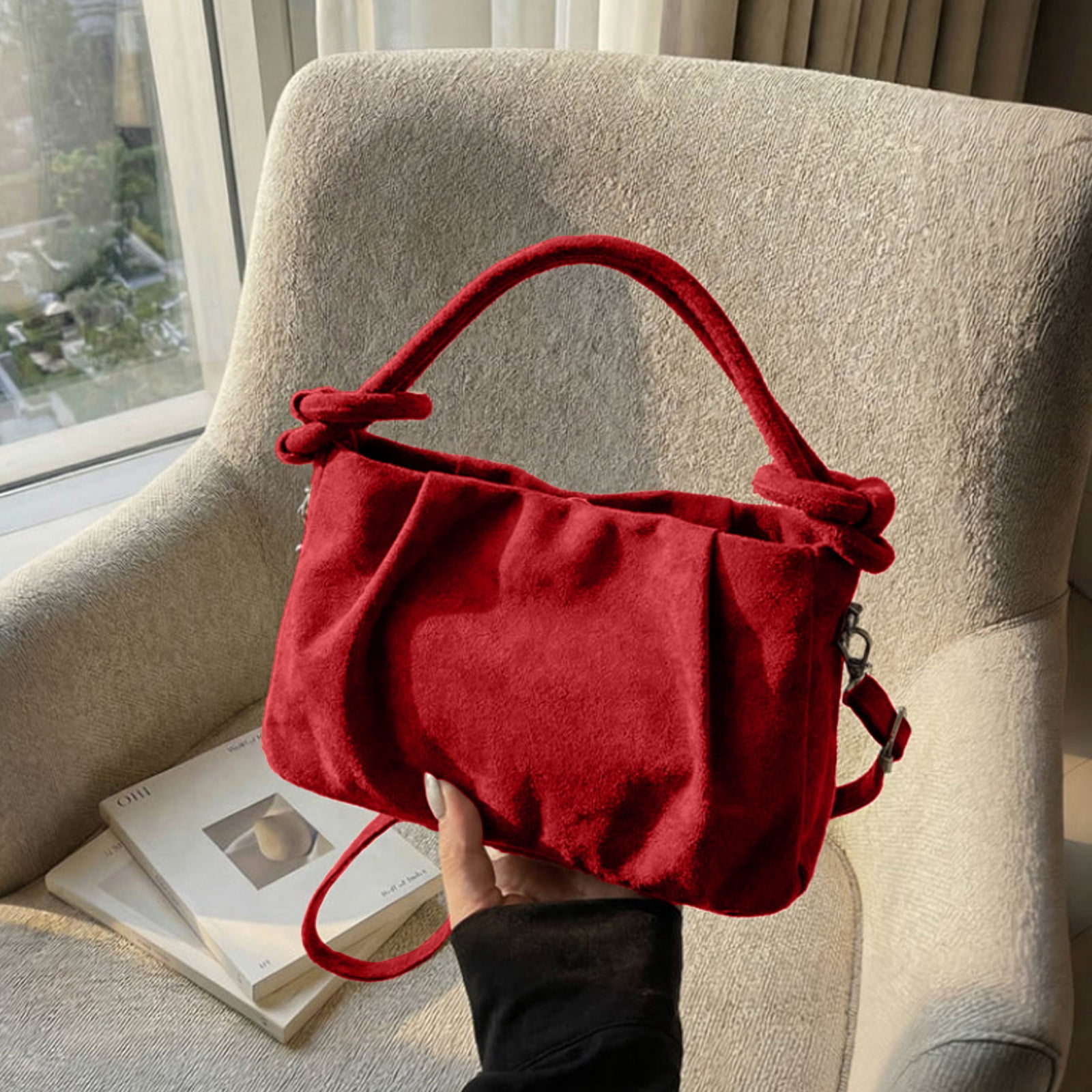 Canvas Tote Bag, Rvkxad Stylish Shoulder Crossbody Handbag, Lightweight ...