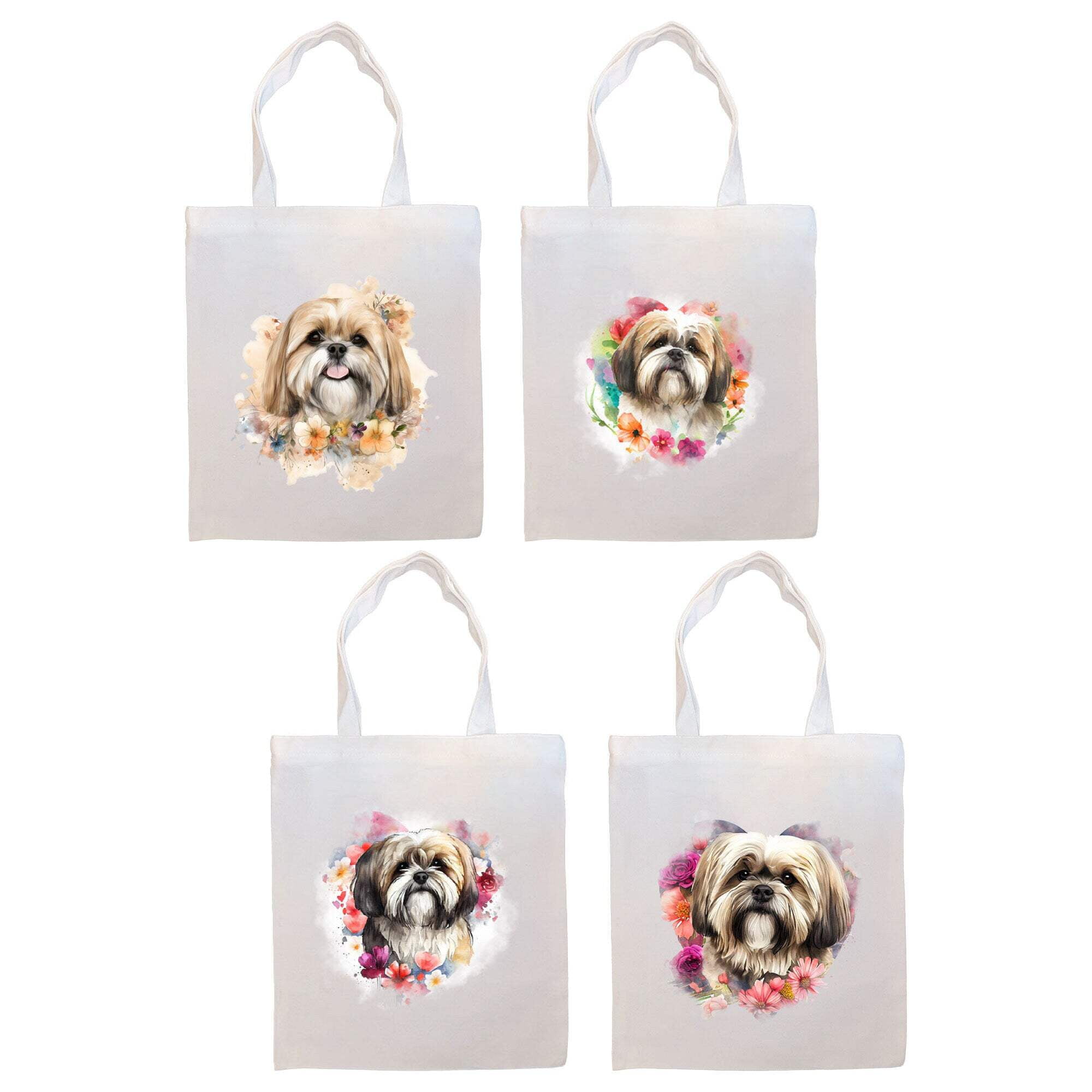 Lhasa Apso Canvas Tote Bag Style2 - Walmart.com