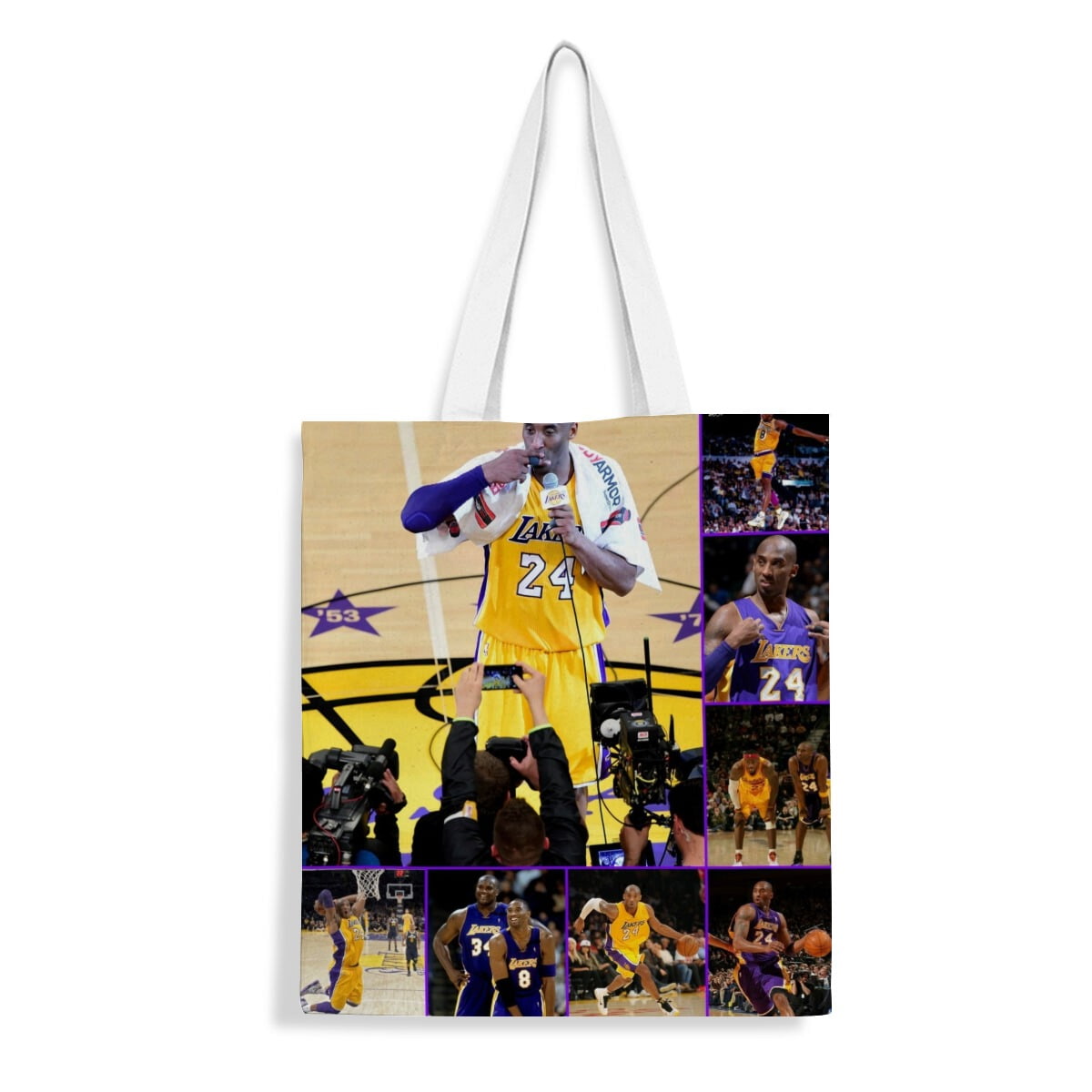 Canvas Tote Bag for Kobe Bryant Girls Kids Women Gifts Book Bag ...