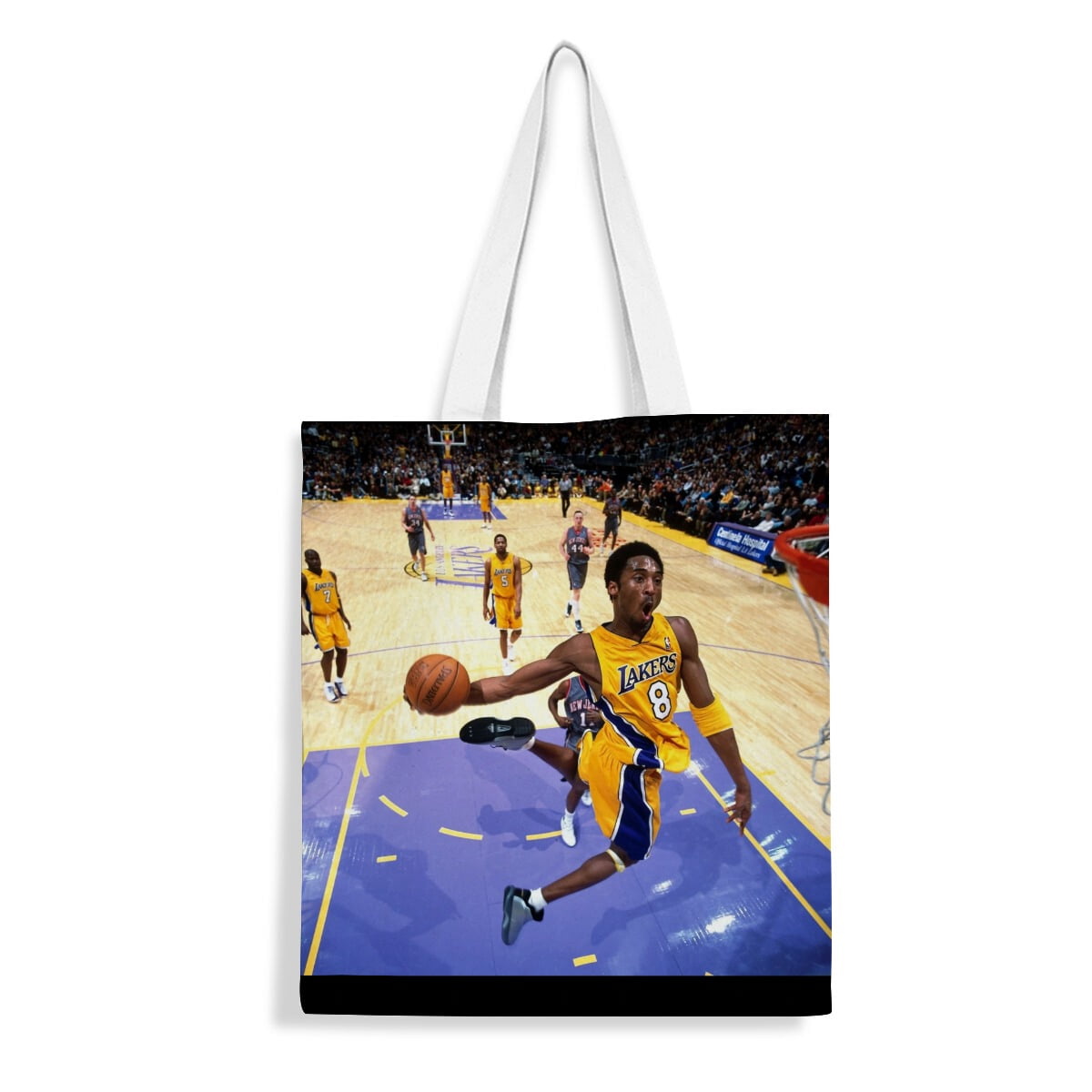 Canvas Tote Bag for Kobe Bryant Girls Kids Women Gifts Shoulder Book ...