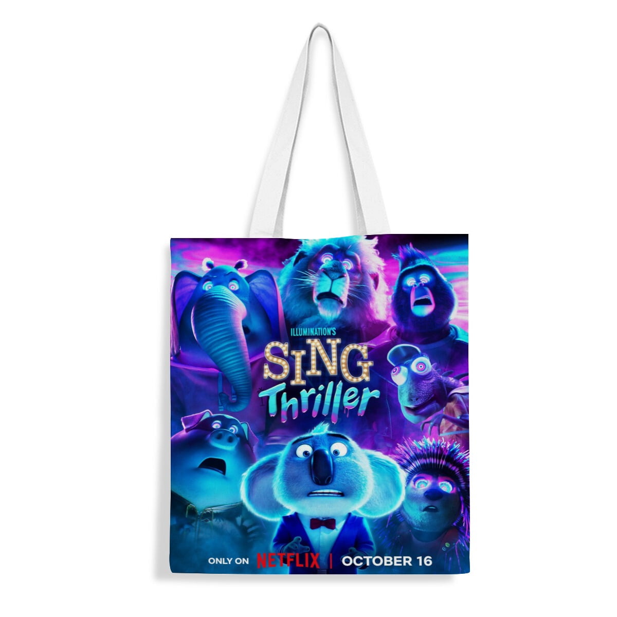 Canvas Tote Bag for Sing Thriller Women Gifts Totes Shoulder Book Bag ...