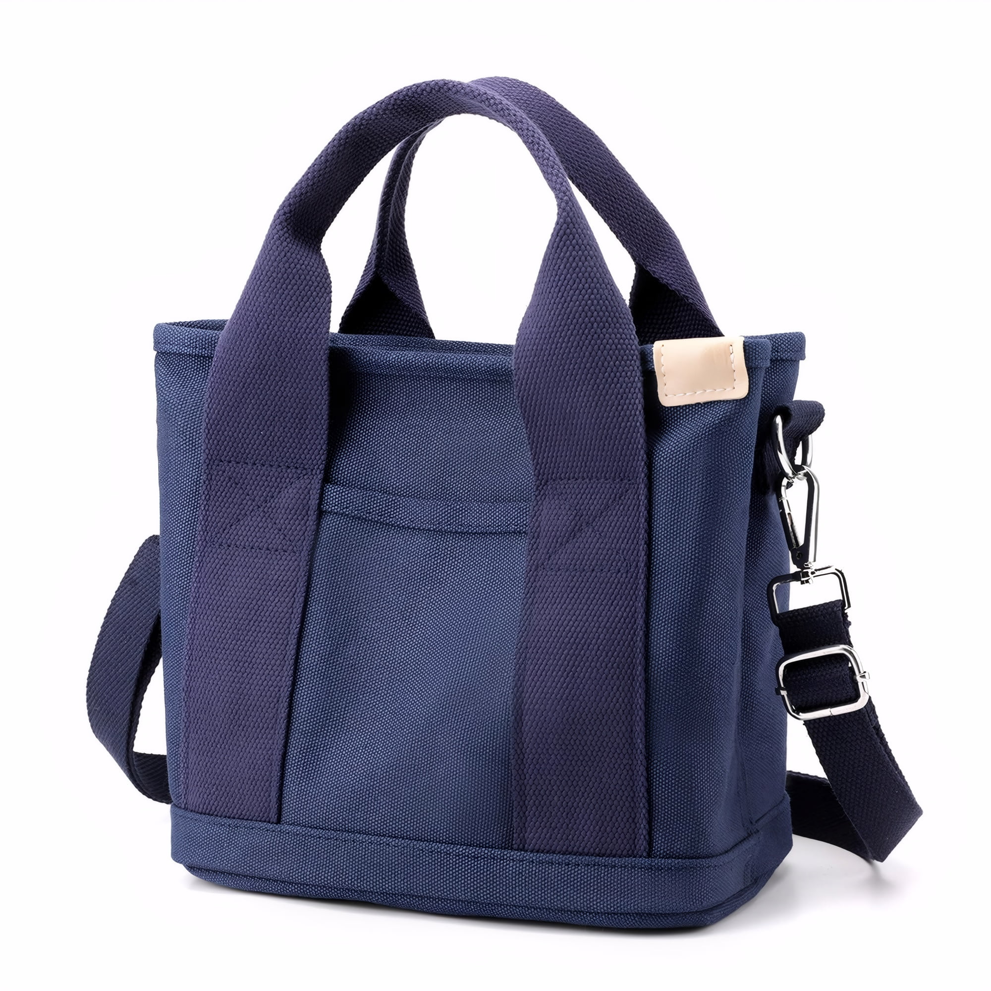 Canvas Tote Bag for Women with Zipper Crossbody Bag, Everyday Work ...