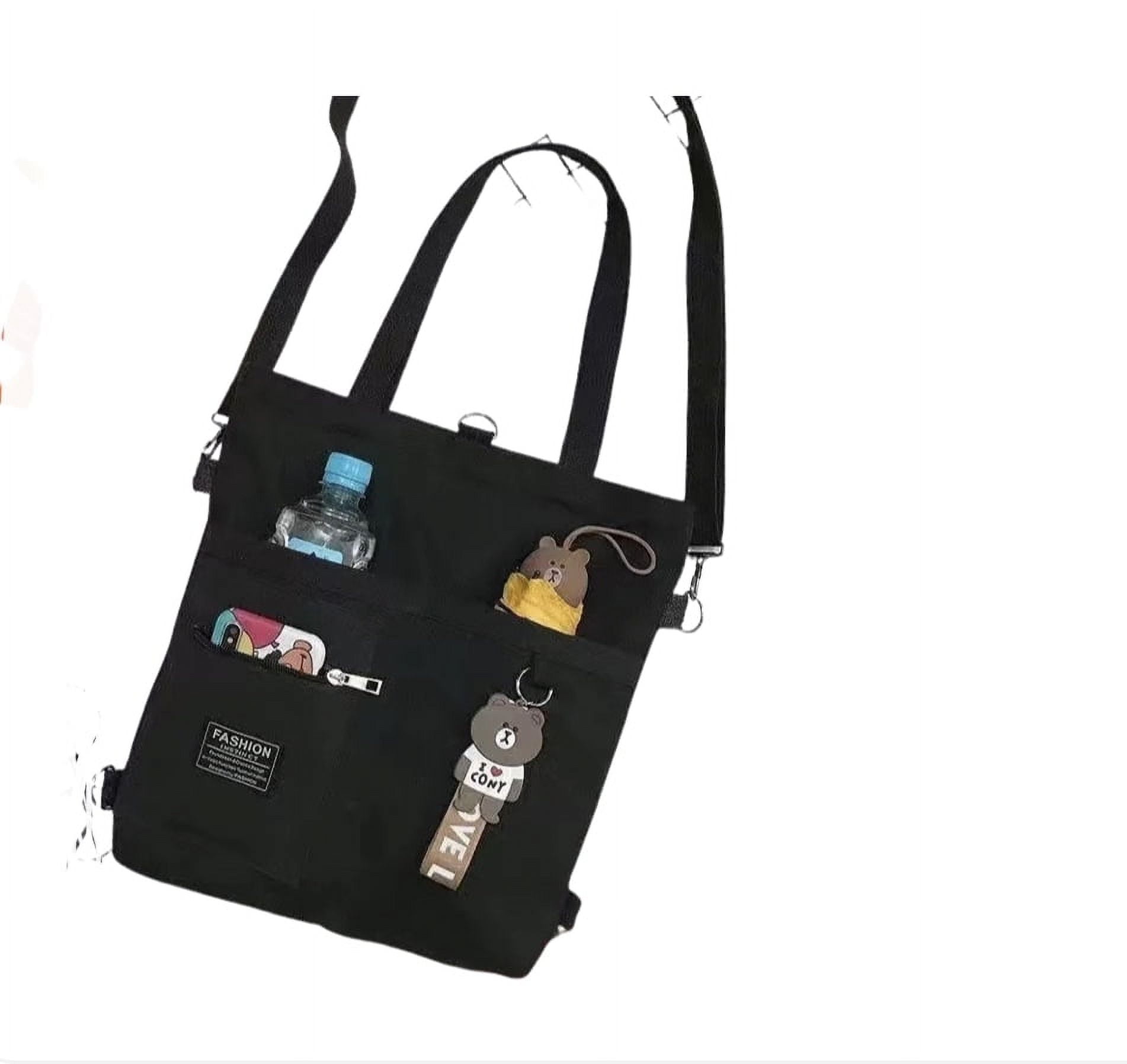 Canvas Tote Bag with Keychain - Walmart.com