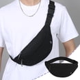 Canvas Waist Bag,Crossbody Bag,Adjustable Sling Chest Pack,Multi-pocket ...