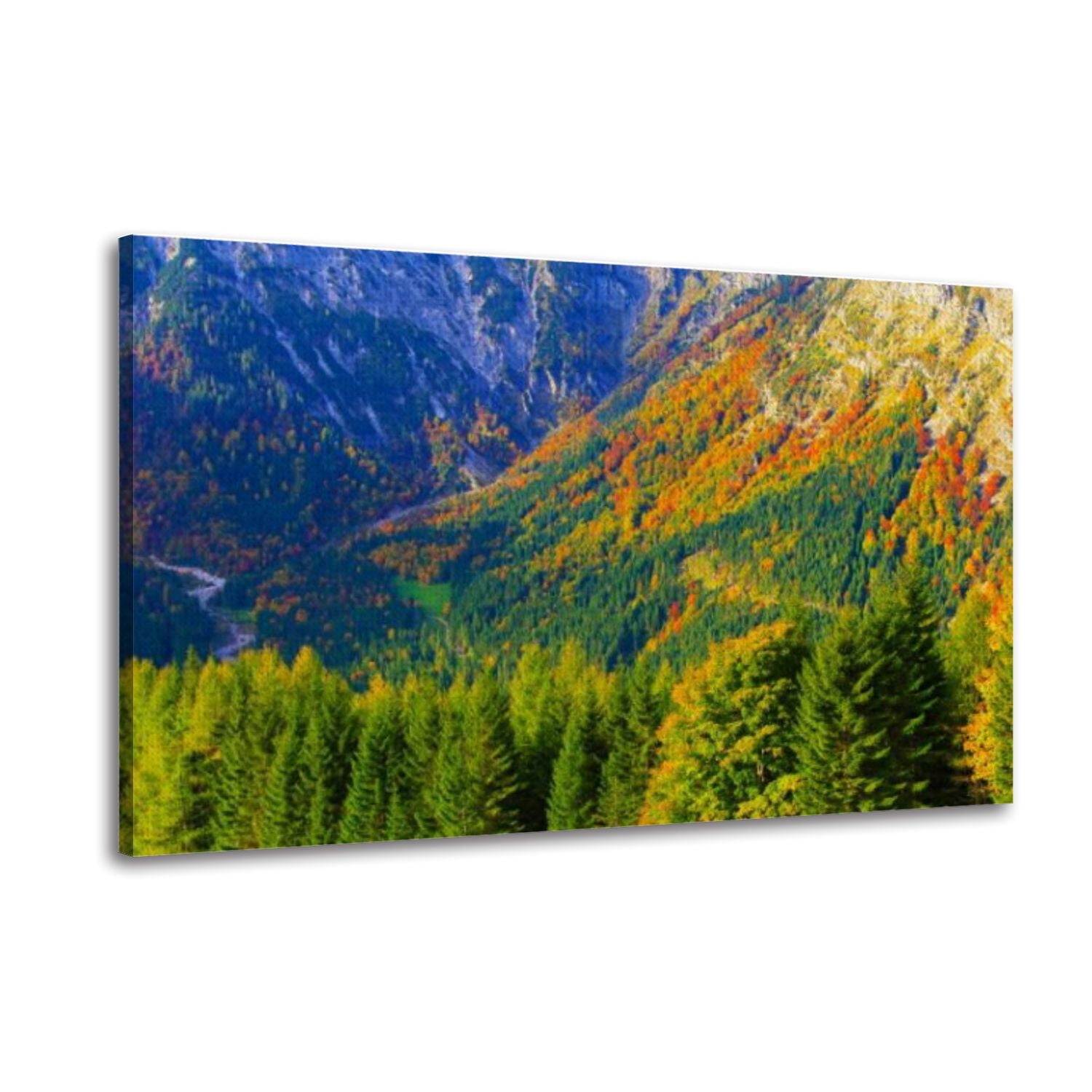Canvas Wall Art Alpine landscape Austrian Tirol Karwendel mountain Wall ...