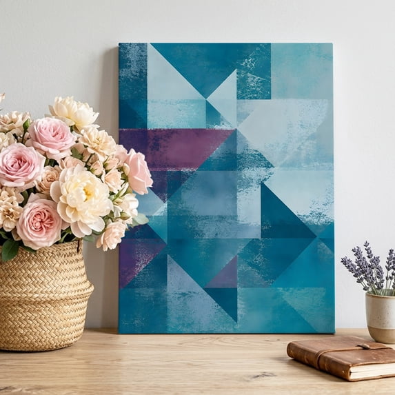 Canvas Wall Art Angled Block Canvas Art Print Abstract Minimalist ...