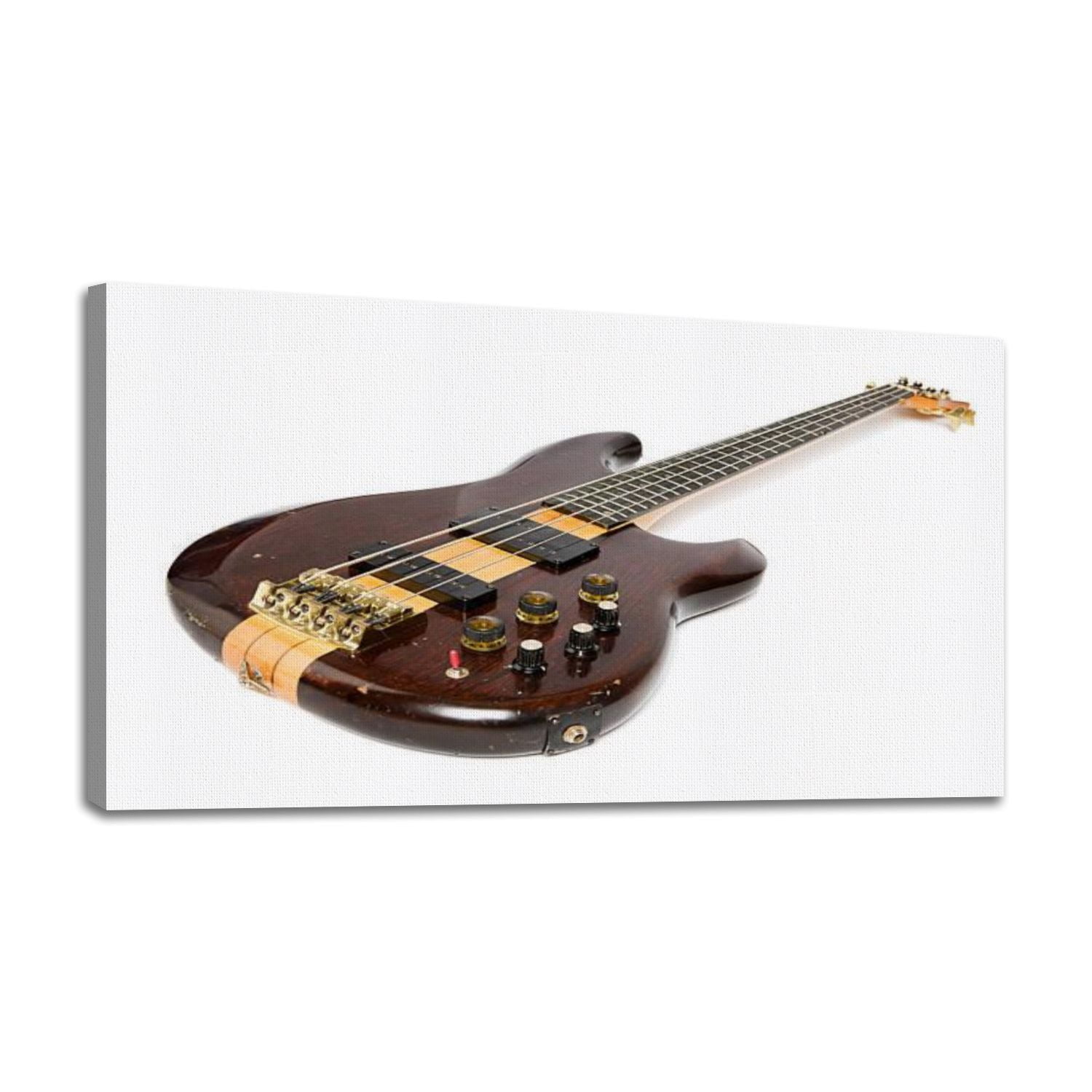 Canvas Wall Art Bass guitar Wall Decor for Living Room Bathroom Bedroom ...